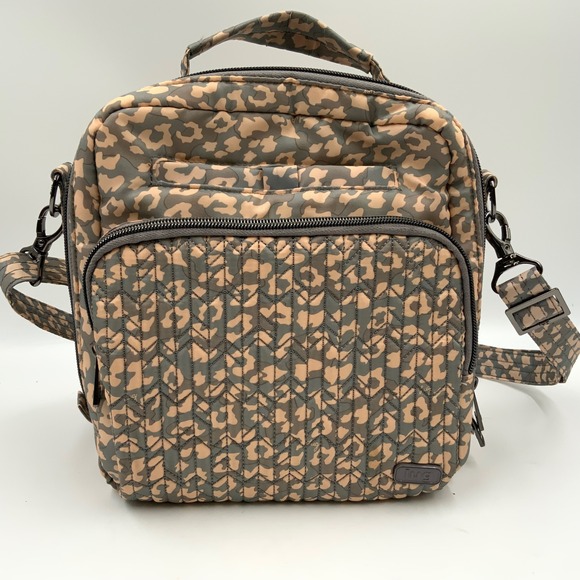 lug | Bags | Lug Ranger Crossbody Bag Camo Leopard Quilted Nylon ...